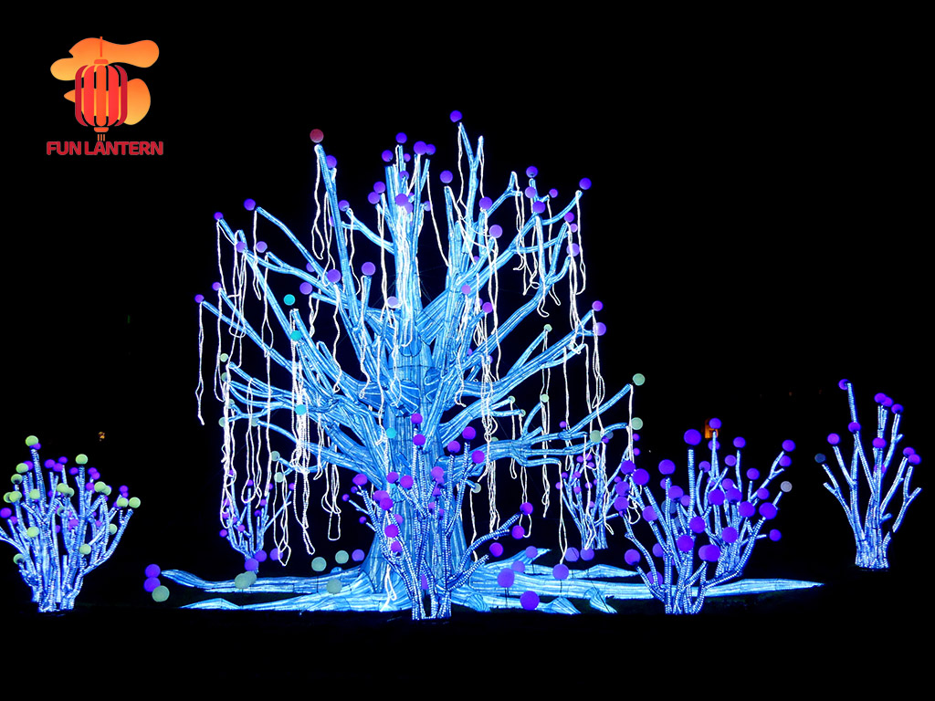 High Mythical Tree Lantern for Winter Illumination - Chinese Lantern ...